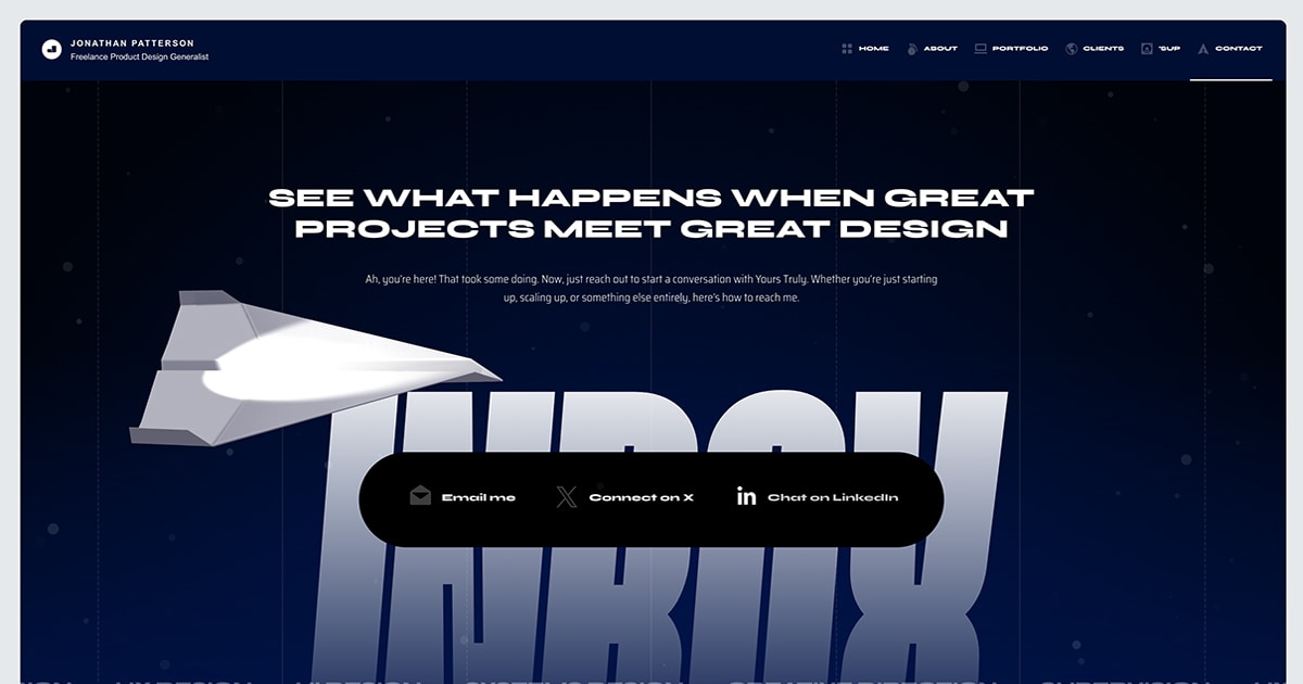 Jonathan Patterson | Detroit Freelance Product Designer | Contact