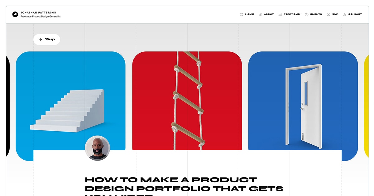 How to Make a Product Design Portfolio that Gets You Hired | By ...